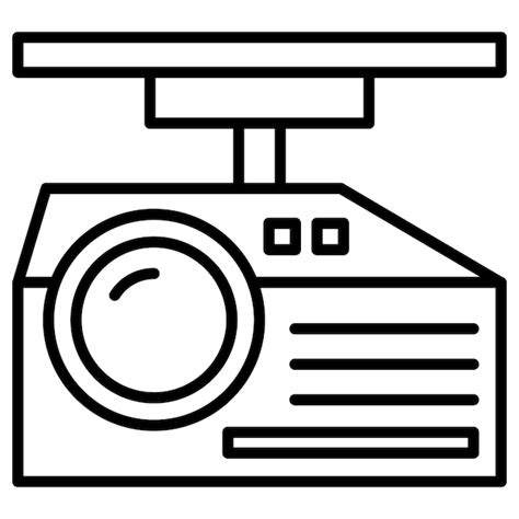 Premium Vector Video Projector Vector Illustration