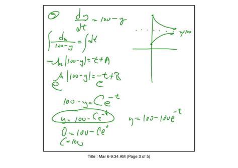 Ap Calculus Bc 11 05 Harvard Text Exponential Approach And Newtons Law Of Heating And Cooling