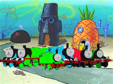 Thomas Spongebob Parody By Shaneproductions198 On Deviantart