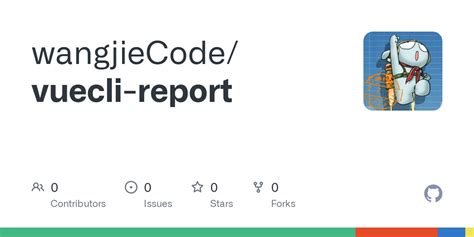Github Wangjiecodevuecli Report