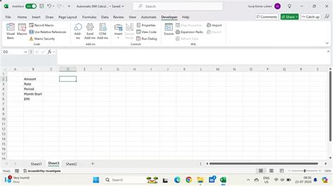 how to use automatic emi calculator part 1 suraj kumar lohani excel