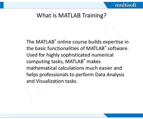 Matlab Training