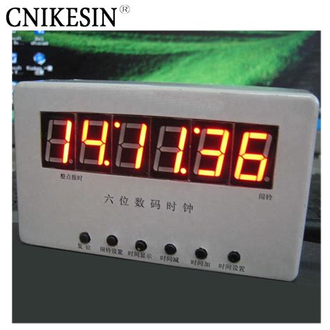 CNIKESIN DIY Six Single Chip Digital Tube LED Clock Electronic DIY Making Bulk Electronic