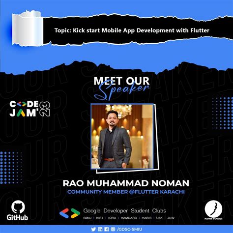 Excited To Share My Flutter Knowledge 👌 Rao Muhammad Noman
