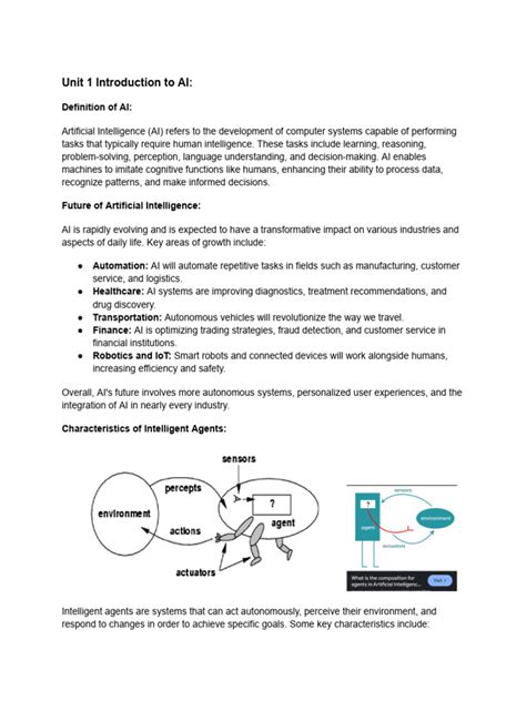ai notes pdf artificial intelligence intelligence ai and semantics