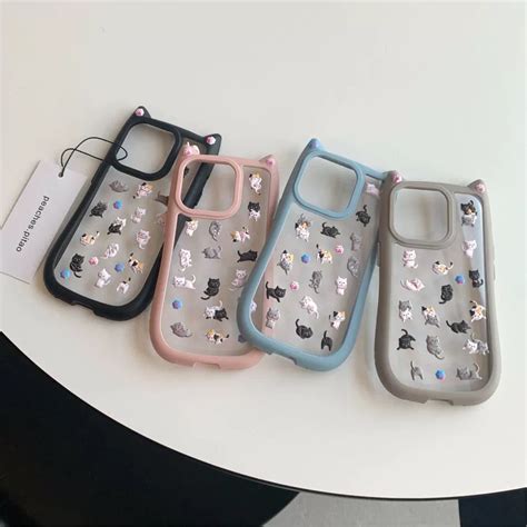 플러스기종가능 💓입체케이스💓고양이 귀 범퍼케이스 아이폰케이스 유니크 특이한 15프로맥스 14프로맥스 13프로맥스 12프로맥스 귀여운 키치 감성 레트로 에이블리