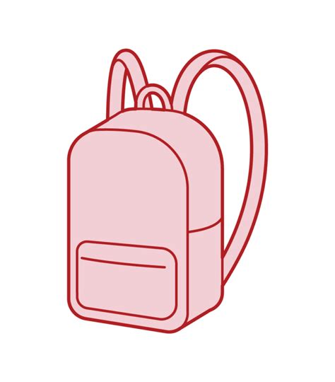 가방과 배낭의 일러스트 무료 일러스트 소재집 Kukukeke