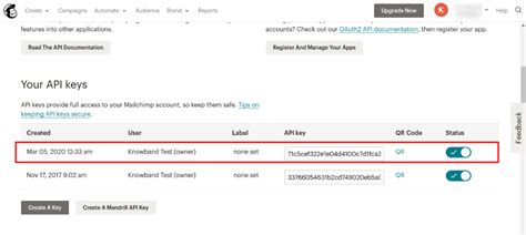 How To Obtain Mailchimp Api Key And Setup An Email List Knowband Blog