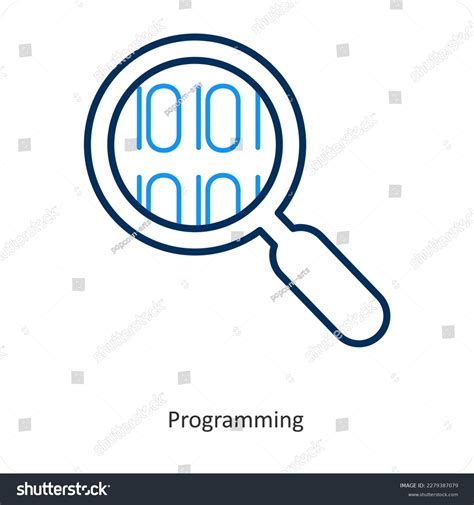 Programming Coding Icon Concept Stock Vector Royalty Free 2279387079