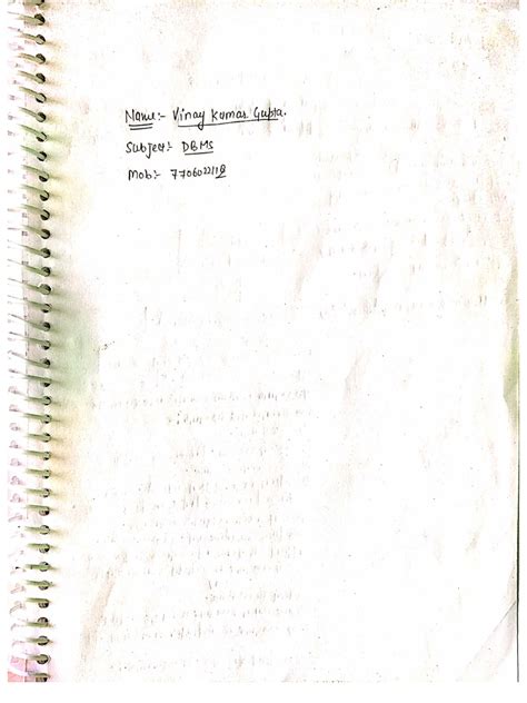 Dbms Basic And Normalisation Pdf