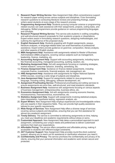 Unlocking Academic Excellence With New Assignment Helppdf