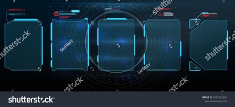Hud Ui Gui Futuristic User Interface Stock Vector Royalty Free