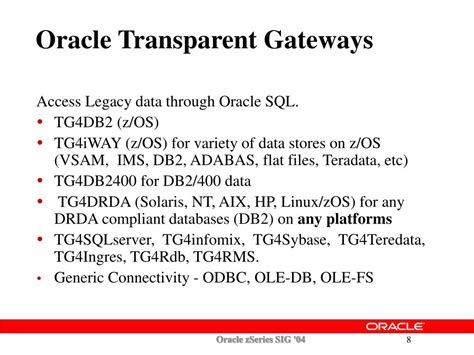 PPT Peter Wong Oracle Corporation Peter Wong Oracle Oracle ZSeries