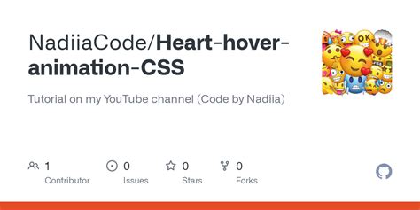 Github Nadiiacodeheart Hover Animation Css Tutorial On My Youtube
