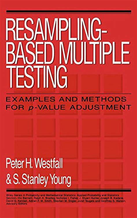 Pre Owned Resampling Based Multiple Testing Examples And Methods For P Value Adjustment 279