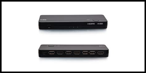 C2g Announces Usb Chdmi 3 Input Combo To Hdmi 1 Output Kvm Switch Rave Pubs