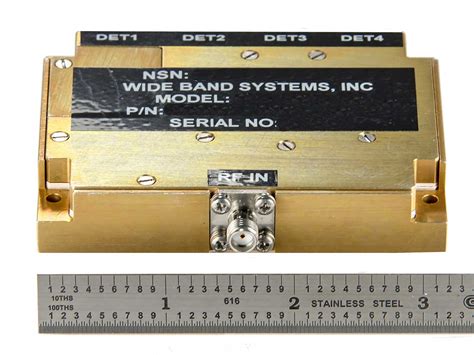 Phase Detector Discriminator Wide Band Systems