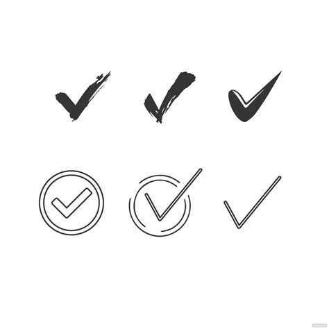 Free Pencil Check Mark Vector Eps Illustrator  Png Svg