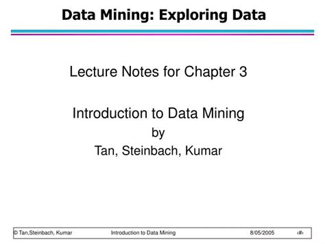 Ppt Data Mining Exploring Data Powerpoint Presentation Free Download Id2388739