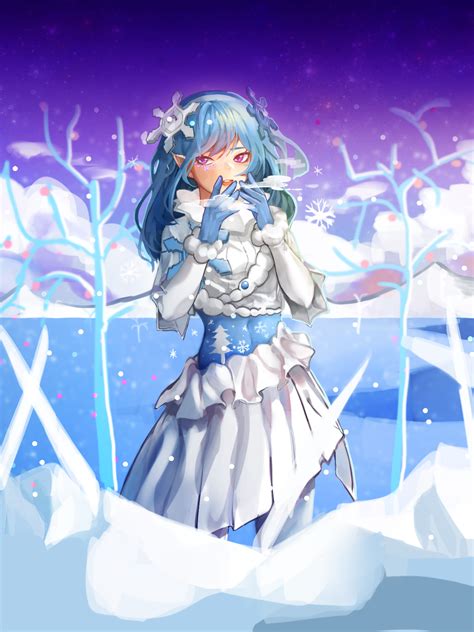 2019 캘린더 겨울요정복장