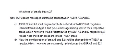 Solved Routing Exercises Task 1 Two Autonomous Systems Run
