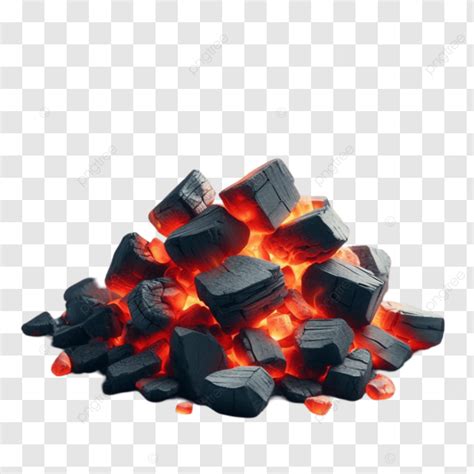 투명한 배경에서 불타고 빛나는 석탄을 보여주는 3d 그림 불타는 석탄과 빛나는 석탄의 3d 그림 투명한 배경에서 불타고 빛나는 석탄을 보여주는 3d 그림 석탄 Png