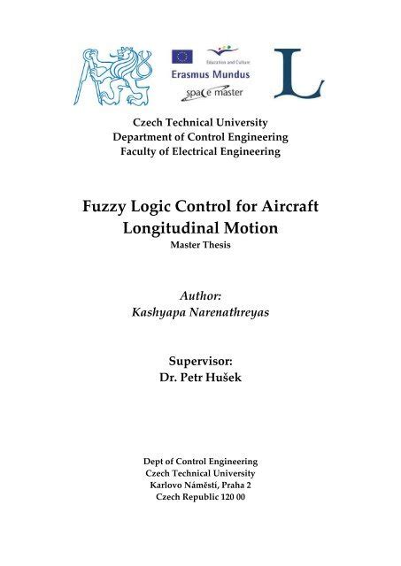 Fuzzy Logic Control For Aircraft Longitudinal Motion