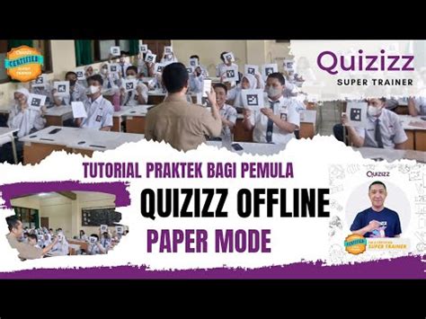 Tutorial Mudah Quizizz Mode Kertas Praktek Quizizz Paper Mode YouTube