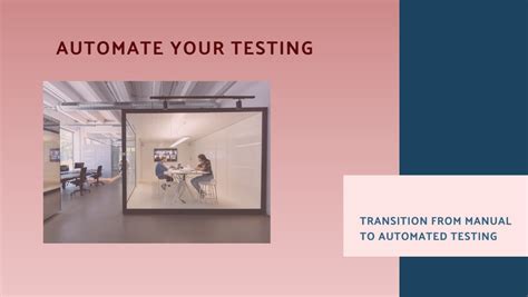 Transitioning From Manual Tester To Automated Software Tester