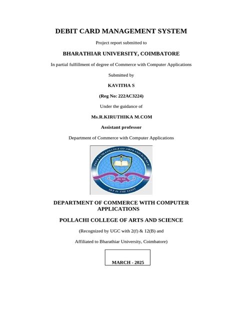 Debit Card Management System Pdf System Databases