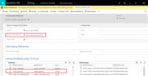 Clone Dynamics 365 Work Order Along With Related Records Using