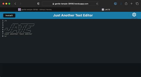 Github Tesingletonts Code A Pwa Text Editor Meant To Be Useable On Or Offline