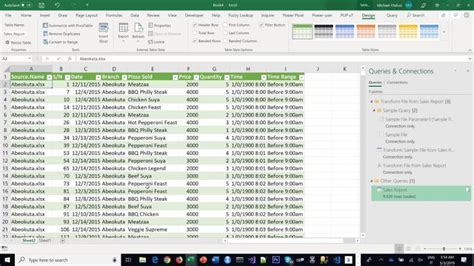 How To Automatically Pull In New Report Data Into Excel Using