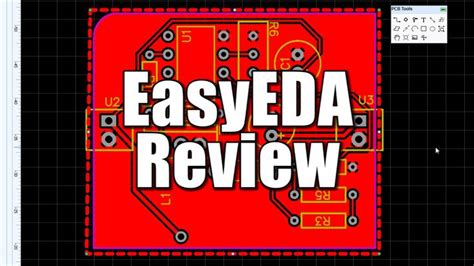 easyeda free schematic and pcb design simulation software review