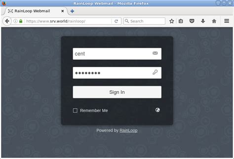 CentOS 7 Apache httpd Webメール RainLoop Server World