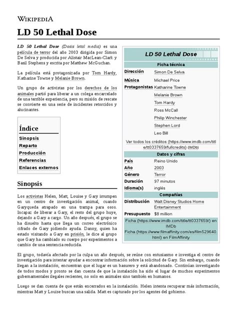 Ld 50 Lethal Dose Pdf
