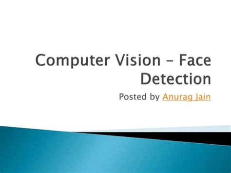 Ppt Computer Vision Face Detection Powerpoint Presentation Free