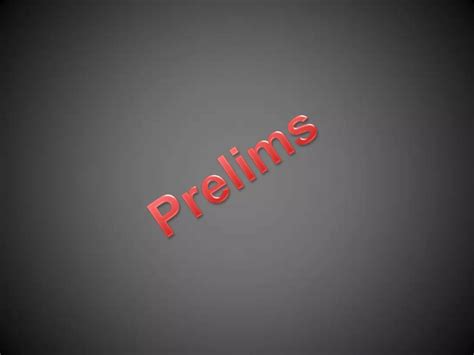 Prelim With Answers PPT