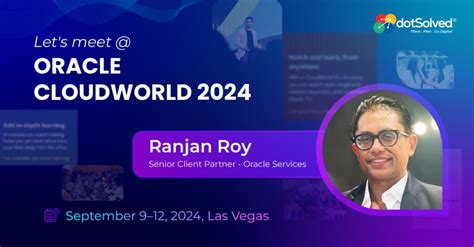 Dotsolved Systems Inc On Linkedin Oracle Opportunity Cloudworld