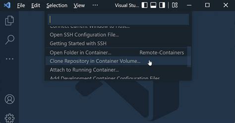 Franky S Notes How To Re Open A Repository Cloned In A Volume From Visual Studio Code