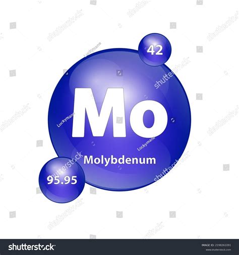 Molybdenum Mo Icon Structure Chemical Element Stock Vector Royalty Free 2198261091 Shutterstock
