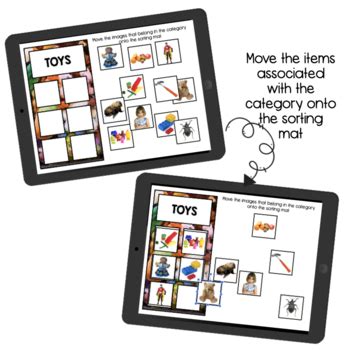 Distance Learning Category Sorting Mats A Google Slides Sorting Activity