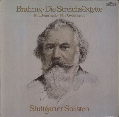 Johannes Brahms String Sextet No 1 Bm Op 18 String Sextet No 2 Gm