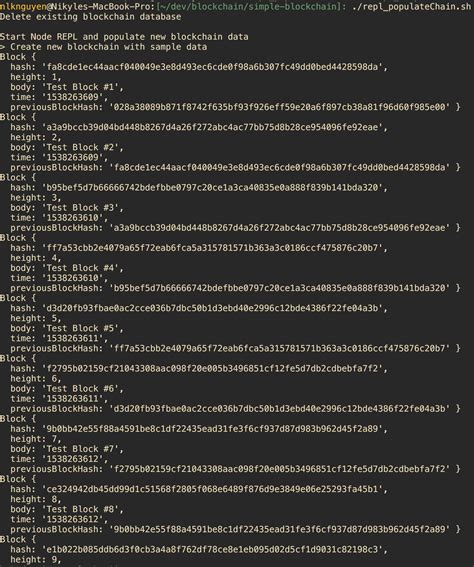 Github Nlknguyen Simple Blockchain Simple Private Blockchain
