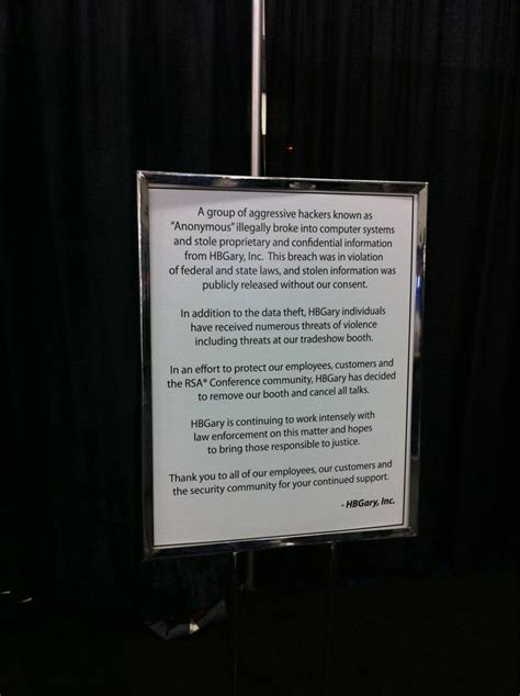 109 best r netsec images on pholder the hbgary booth at rsa
