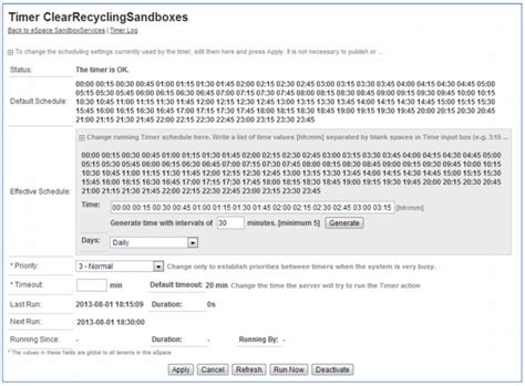 Timer Outsystems 11 Documentation