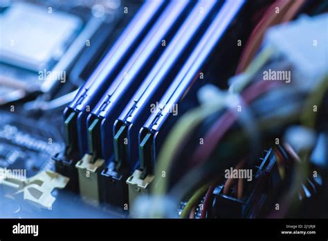 RAM Memory Sticks Inside The Personal Computer Stock Photo Alamy