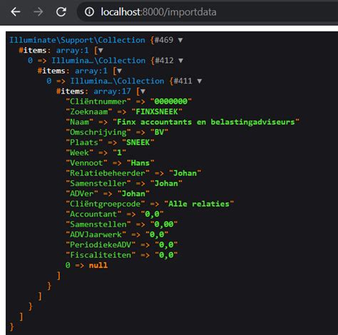 Laravel How Can I Display My Imported Excel Data Stack Overflow