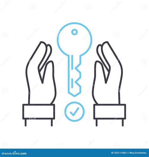 Problem Solving Line Icon Outline Symbol Vector Illustration Concept Sign Stock Vector