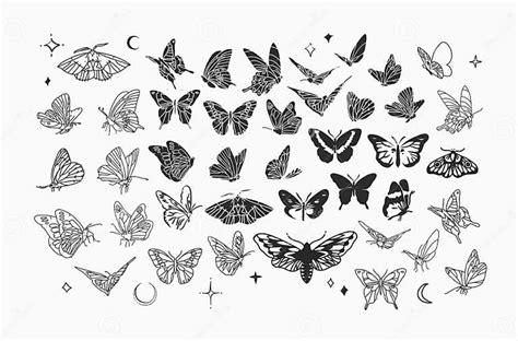Hand Drawn Vector Abstract Graphic Illustrations Collection Set Bundle